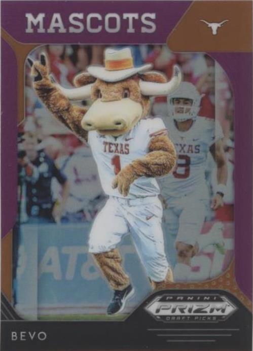 2019 Panini Prizm Draft - Mascots Texas Longhorns #3 Purple Prizm (RC ...
