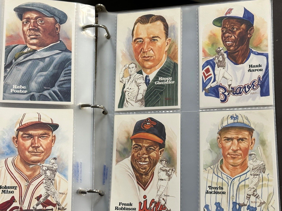 1980-2001 PEREZ STEELE BASEBALL HALL OF FAME POSTCARD SET 1-211 (Series ...