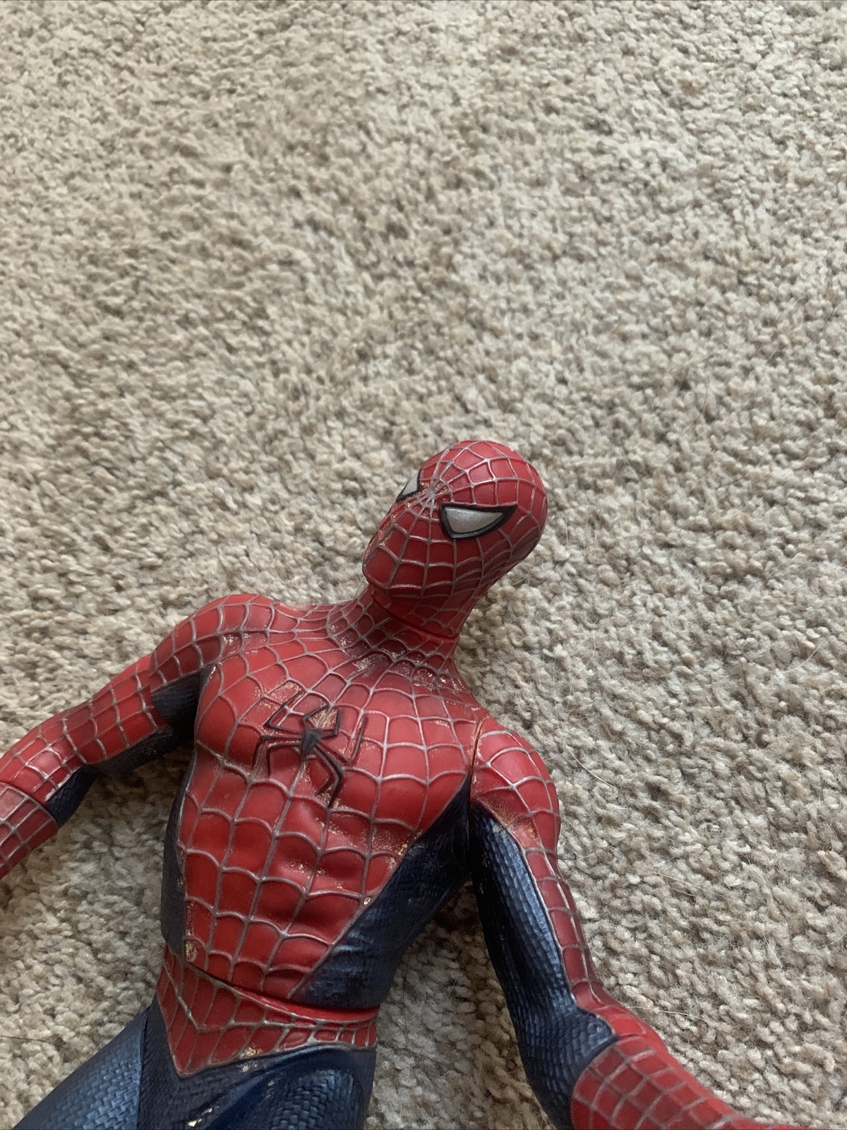 Leaping Spider-Man Vintage Movie Action Figure 2002 Toybiz Tobey ...