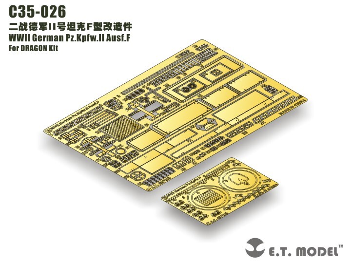 ET Model 1/35 C35-026 WWII German Pz.Kpfw.II Ausf.F For DRAGON 6263 | eBay