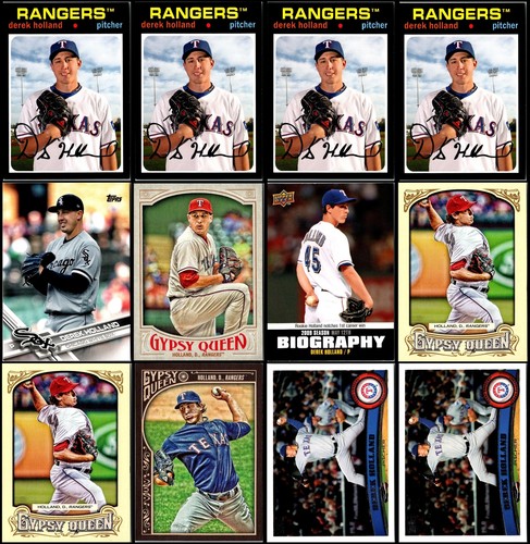 Derek Holland (27) Card Lot - Blink and It’s Gone – Catch This Deal ...
