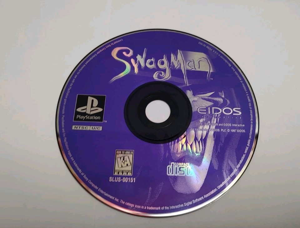 Swagman (Sony PlayStation 1, 1997) LOOSE DISC 743175952872| eBay