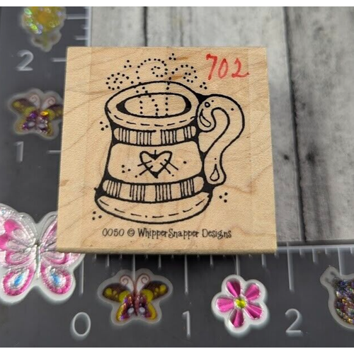 Whipper Snapper Hot Mug Heart Coffee Tea Rubber Stamp Wood #D52 | eBay