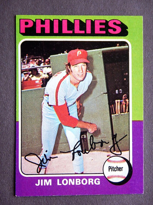 Jim Lonborg #94 Topps 1975 Baseball Card (Philadelphia Phillies)* | eBay