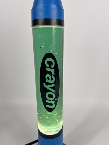 Vintage Crayola Crayon Lava Glitter Motion Lamp 90s Nursery Classroom ...