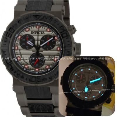 Invicta - Swiss ETA G10.711 Chronograph OCEAN REEF - GUNMETAL - mens ...