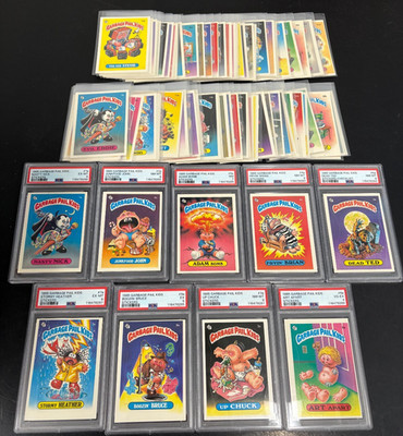 1985 GARBAGE PAIL KIDS GPK Series 1 Complete Set 82 Cards - 9 PSA ...