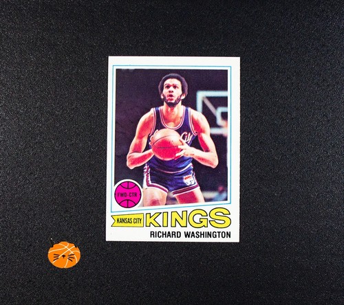 1977-78 Topps Richard Washington Kansas City Kings Card 78 Sacramento ...