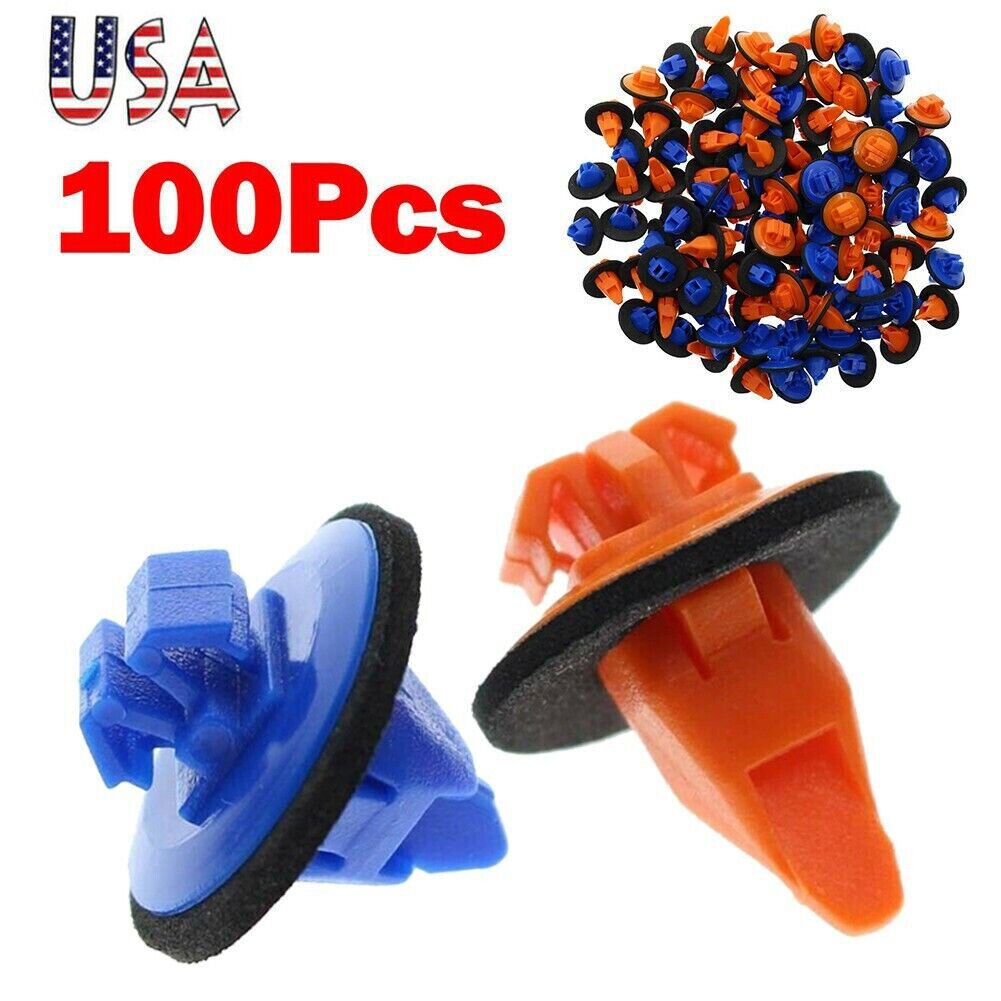 100pcs Fender Wheel Flare Moulding Clips Retainer For Toyota Tacoma FJ ...