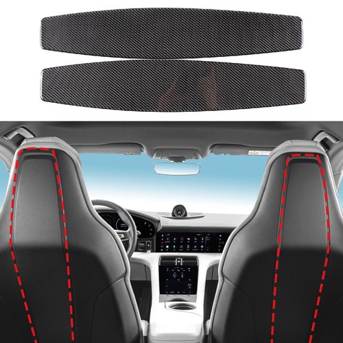 Soft Carbon Fiber Car Front Seat Back Panel Cover For Porsche Taycan ...