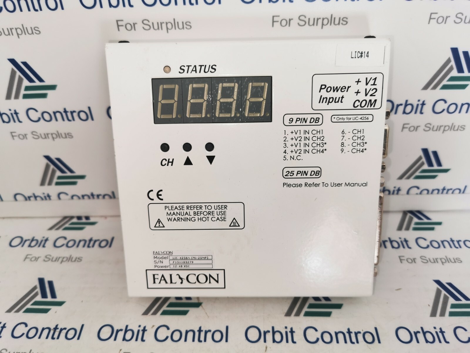 FALCON LIC-4256N ( Mi-25MP) CAMERA CONTROLLER 12/48 VDC / DB25pin | eBay