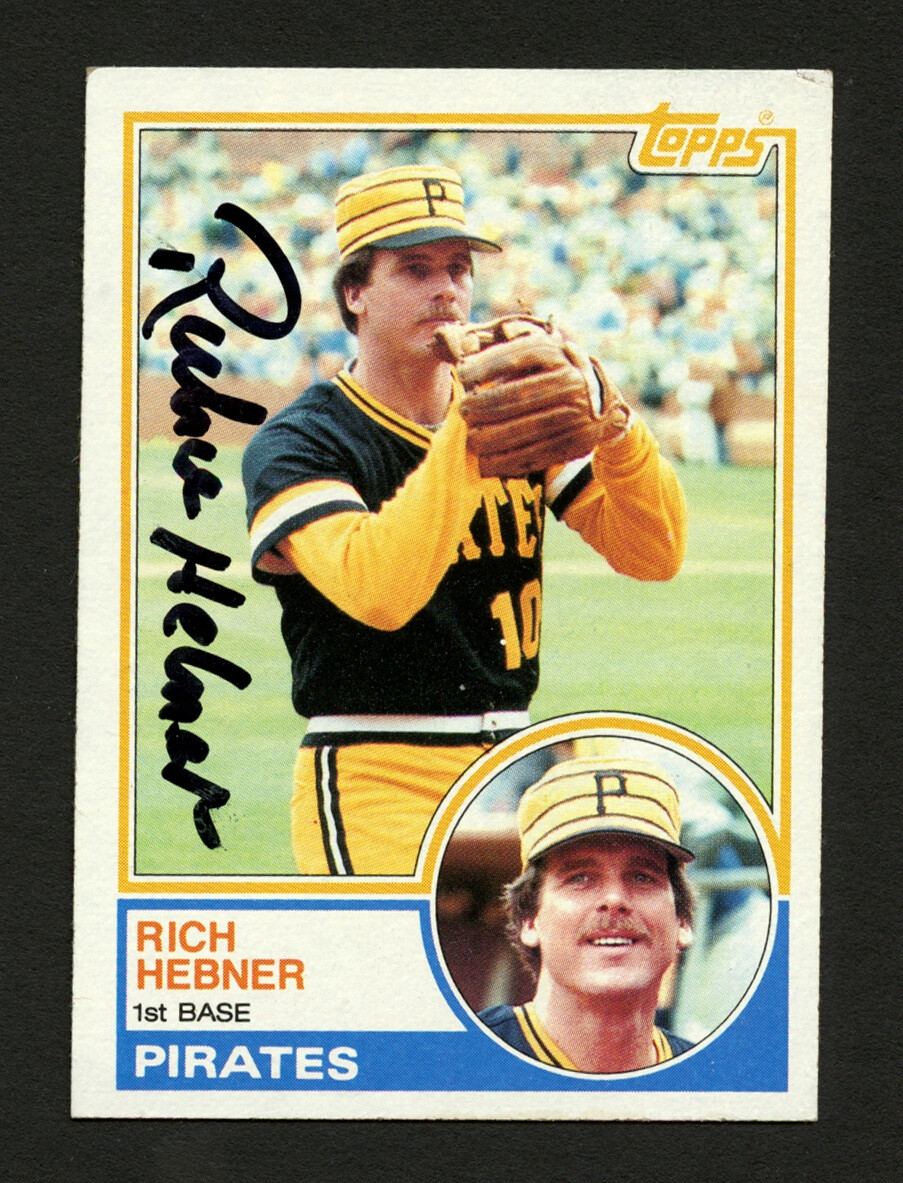 Rich Hebner #778 signed autograph auto 1983 Topps Baseball Trading Card ...