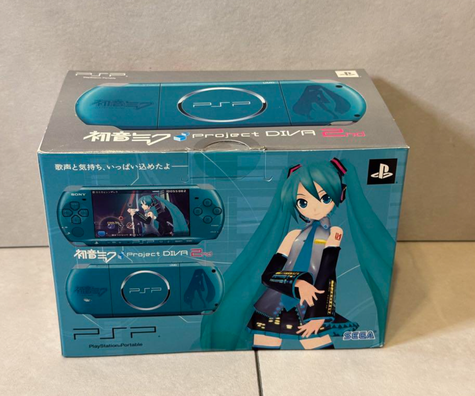 "NEW" SONY PSP 3000 Hatsune Miku Diva 2nd Limited Console vocaloid ...