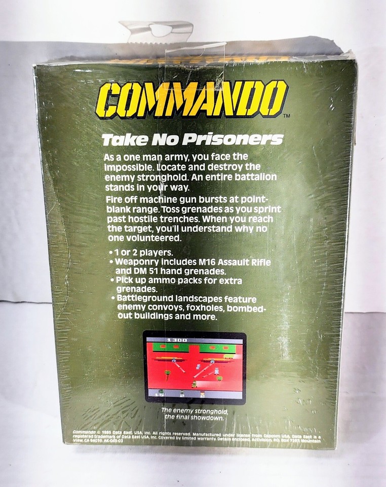 Commando/1985 Sealed Atari 2600 Video Game/Activision | eBay