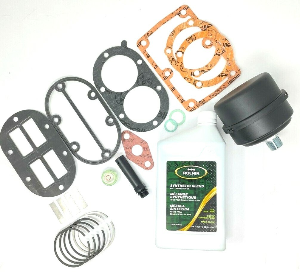 K17REPKIT/30 ROLAIR REPAIR KIT W/ OIL, RINGS, GASKETS, & REEDS 5715K17 ...
