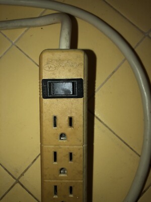 Vintage POWER SENTRY 6 OUTLET POWER STRIP bar 100118 9ft" Works!! | eBay