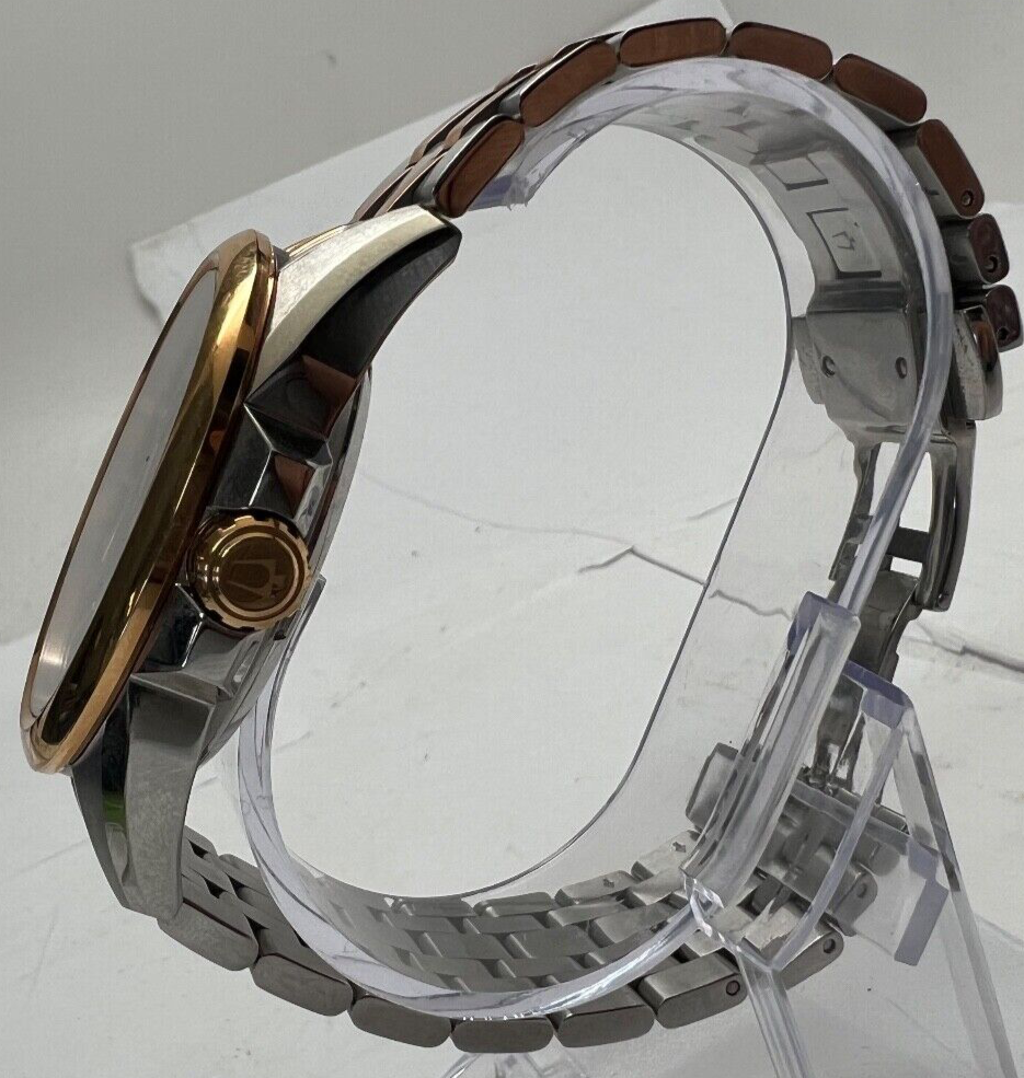 Bulova 98A166 43mm Casual Automatic Men's Watch - Silver/Rose Gold for ...