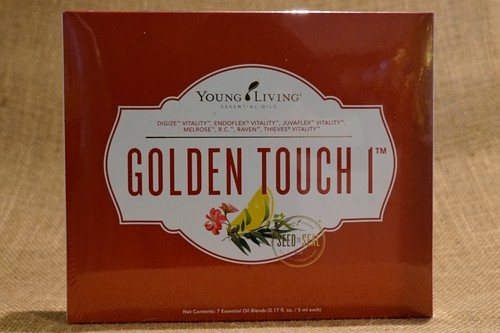 Young Living GOLDEN TOUCH 1 Set - 7 essential oils NEW Unopened FREE ...