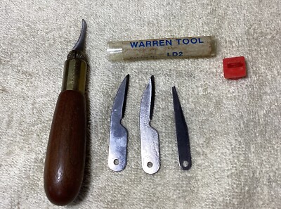 VTG. WARREN WOOD CARVING, WHITTLING TOOL | eBay