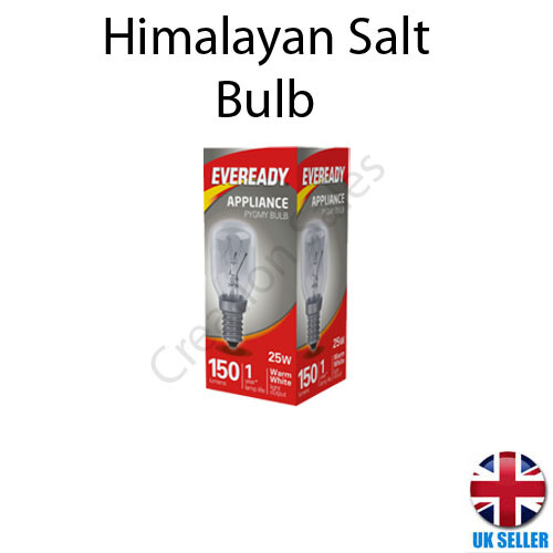 Himalayan Salt Lamp Bulbs E14 15W 25W Pygmy Light Appliance Bulb SES ...