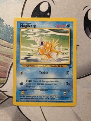MAGIKARP - 50/130 - Base Set 2 - Pokemon Card - LP | eBay