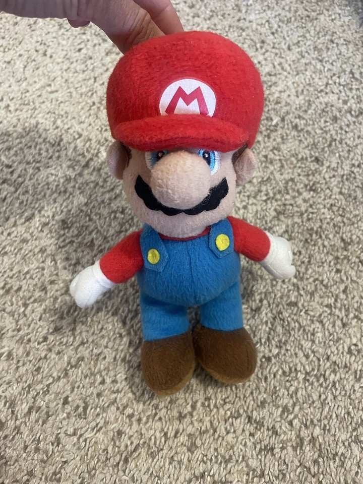 Super Mario Plush Coin Purse with Zipper & Keychain Clip Backpack Buddy ...