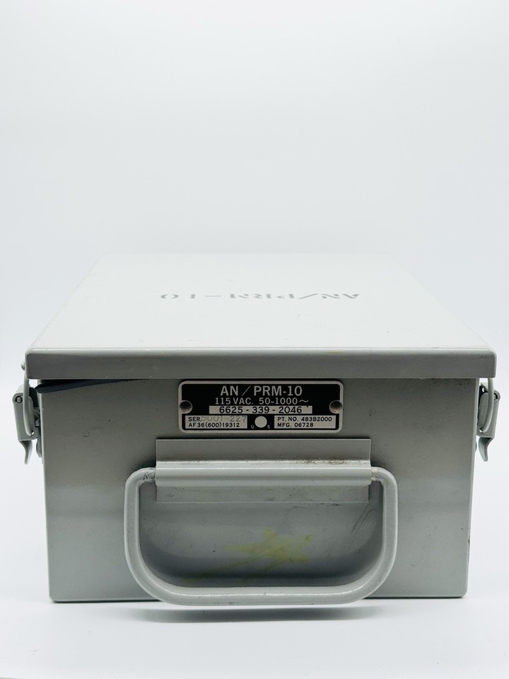 Vintage Military AN/PRM 10 Ham Radio VHF HF Grid Dip Meter Oscillator ...