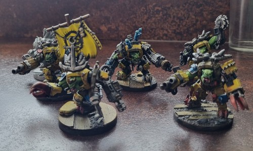 warhammer 40k Orks Meganobz, Resin Models, Unknown Origin Painted | eBay