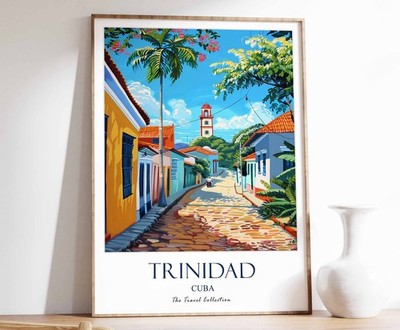 11_Trinidad Poster, Trinidad Travel Print, Cuba Travel Art, Cuba Travel ...