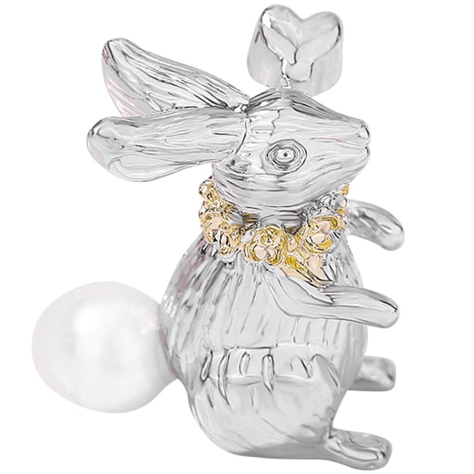 Party Rabbit Brooch Rabbit Corsage Clothes Bunny Pin Ornament Clothes ...