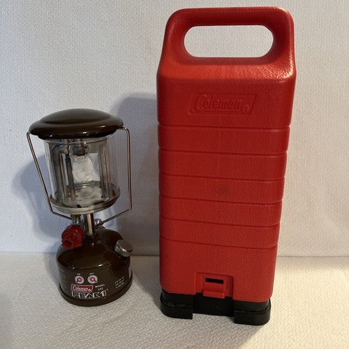 Coleman Peak 1 Model 222 Dated 1/82 Made In Canada With Plastic Case | eBay