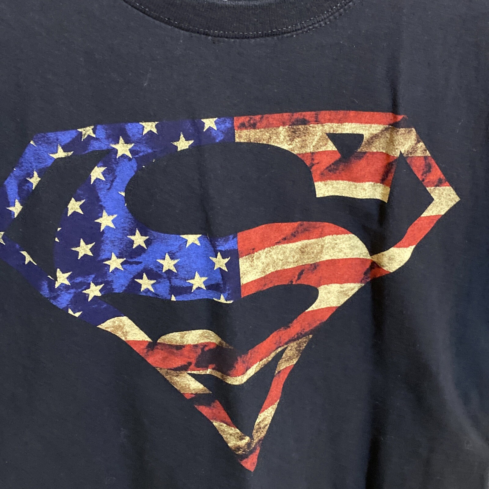 DC COMICS Superman American Flag Logo Large - Gem