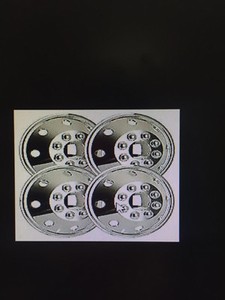 FITS IVECO DAILY 16" CHROME WHEEL TRIM X4 NEW | eBay