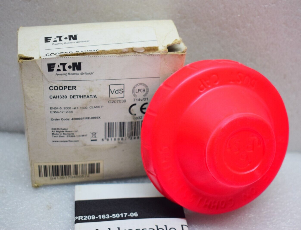 🔥 EATON COOPER CAH330 DET/HEAT/A INTELLIGENT ADDRESSABLE MULTI-MODE ...