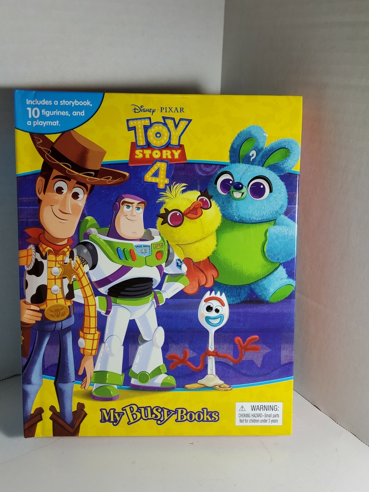 My Busy Book Disney Pixar Toy Story 4 Book With Playmat & 10 Figures ...