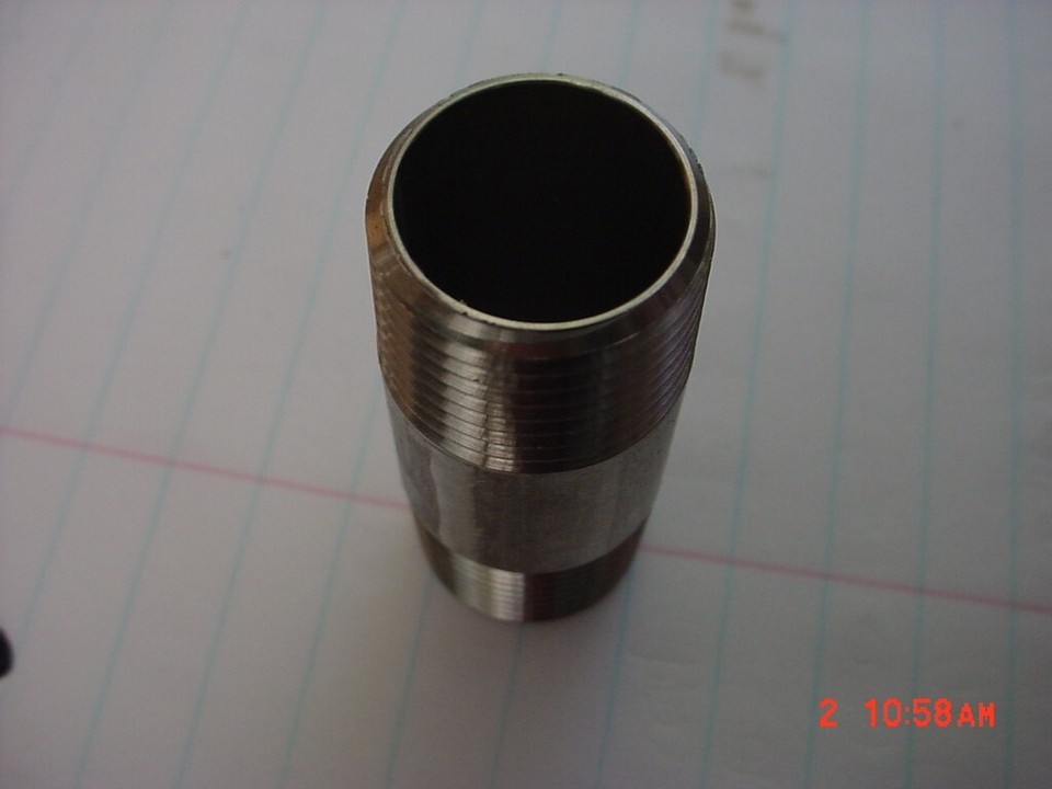 (New) Lot of 54 Stainless Steel 1/2" X 2" Threaded Pipe Nipple | eBay