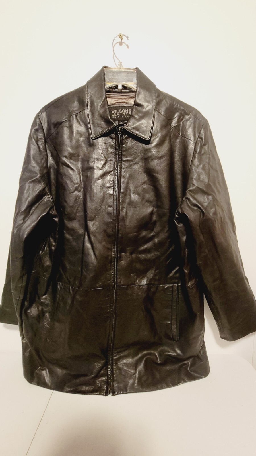 Wilsons Leather Pelle Studio Jacket Men's Large Black… - Gem