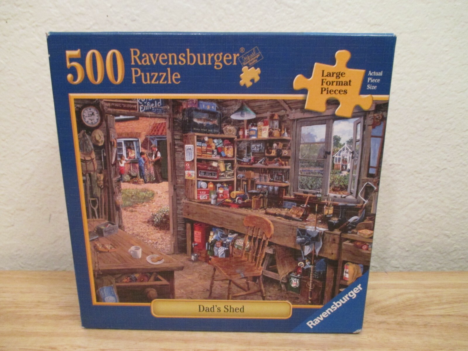 Ravensburger DAD'S SHED 500 pc pieces Jigsaw Puzzle No. 80 973 Large ...