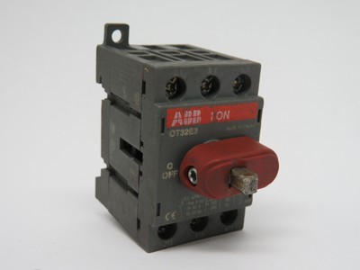 ABB OT32E3 Disconnect Switch 690V 40A 3 Pole *Modified Shaft* USED ...