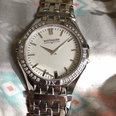 Wittnauer Diamond Bezel Men's Swiss Quartz Watch, Dummy Watch - No ...