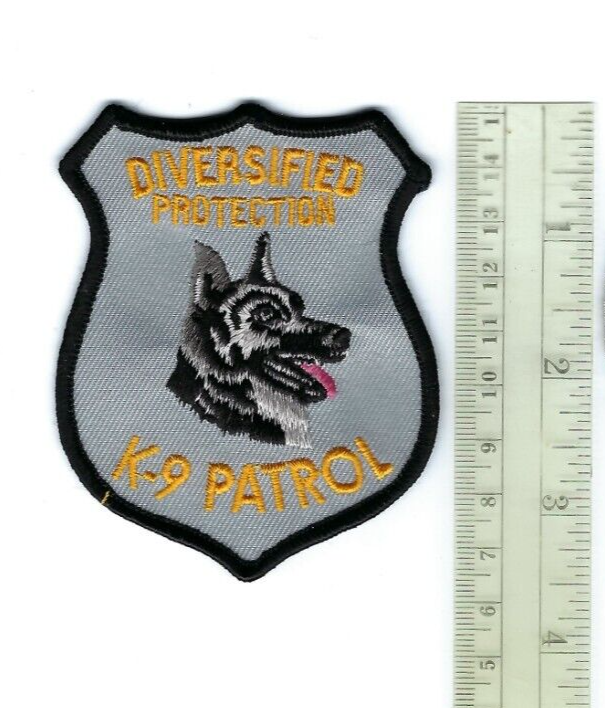Diversified Protection K-9 K9 Patrol Dog Security sew-on 2.75" patch ...
