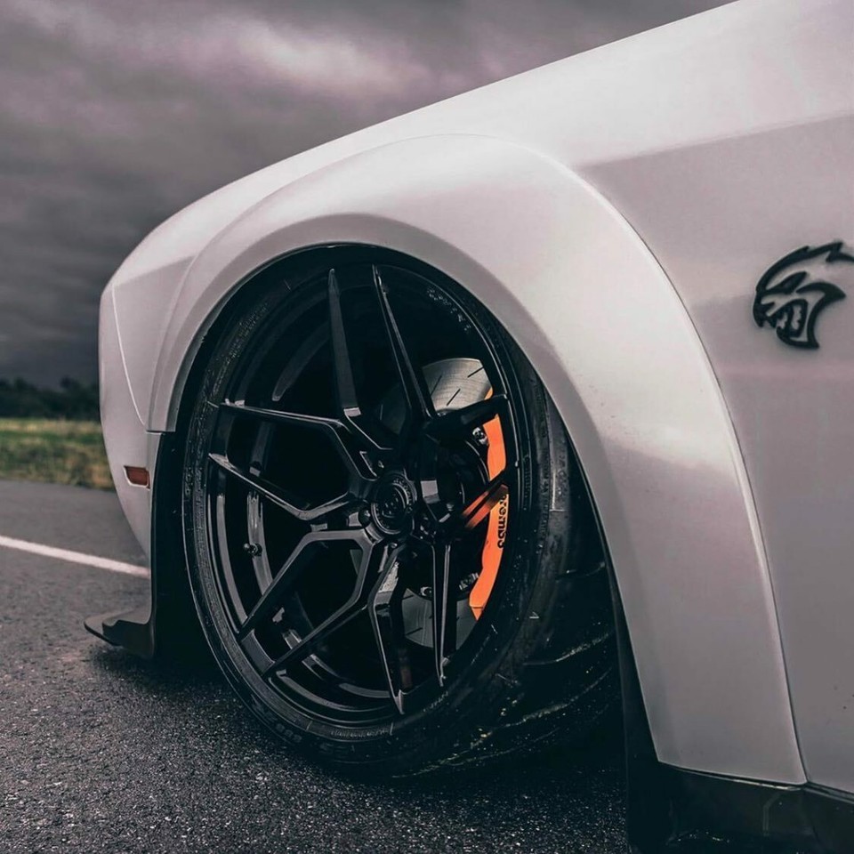 20"" Rohana RFX11 Gloss Black Concave Wheels for Dodge Challenger ...