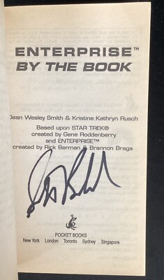 Scott Bakula Signed Book Enterprise Soft Captain Star Trek Actor ...