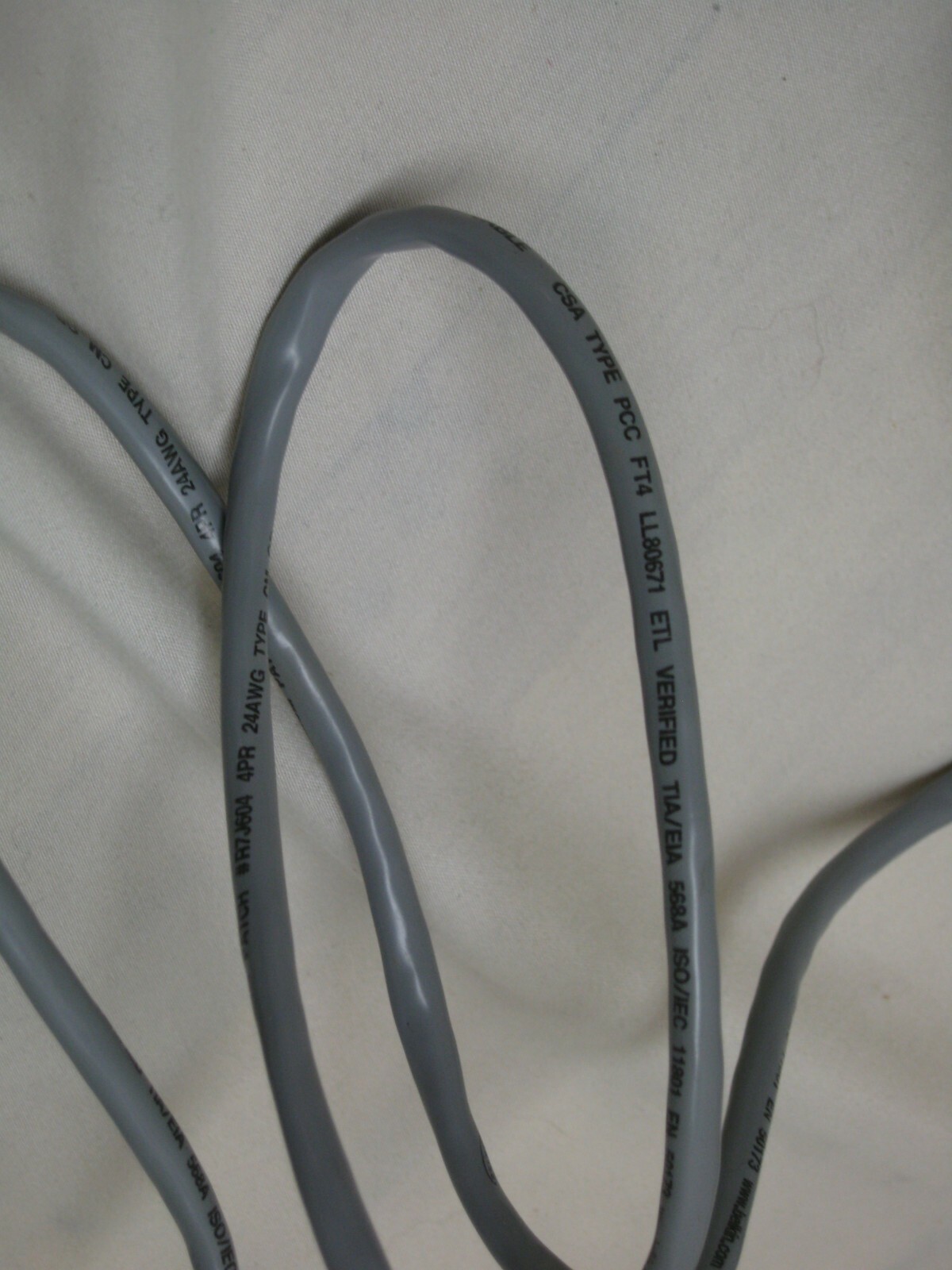 6" FASTCAT-5 Patch premium Ethernet Cable ETL EIA/TIA-568A LL80671 ...