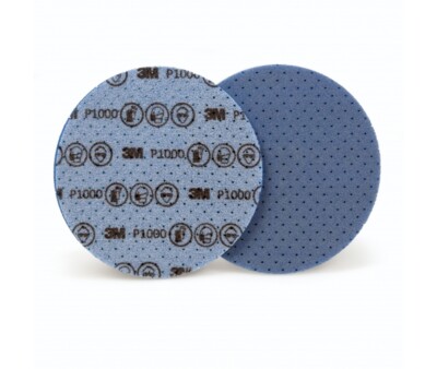 3m 150mm Wet/Dry Flexible Abrasive Blue Foam Abrasive Disc 33541 Box of ...