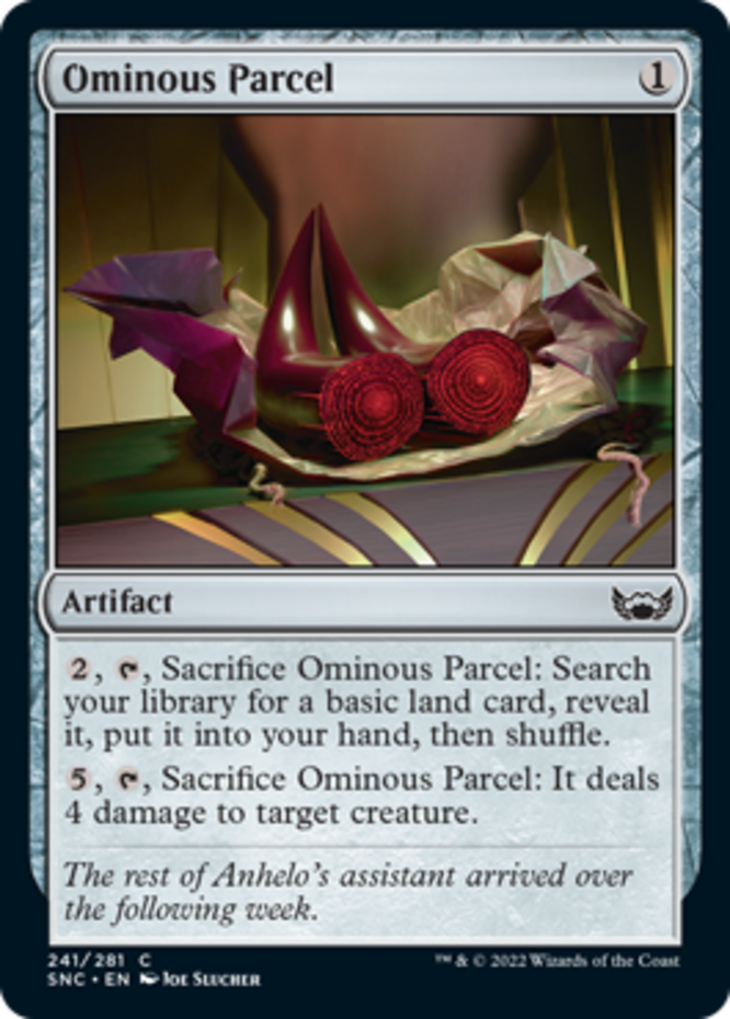 Ominous Parcel - Foil Light Play, English Magic the Gathering MTG ...