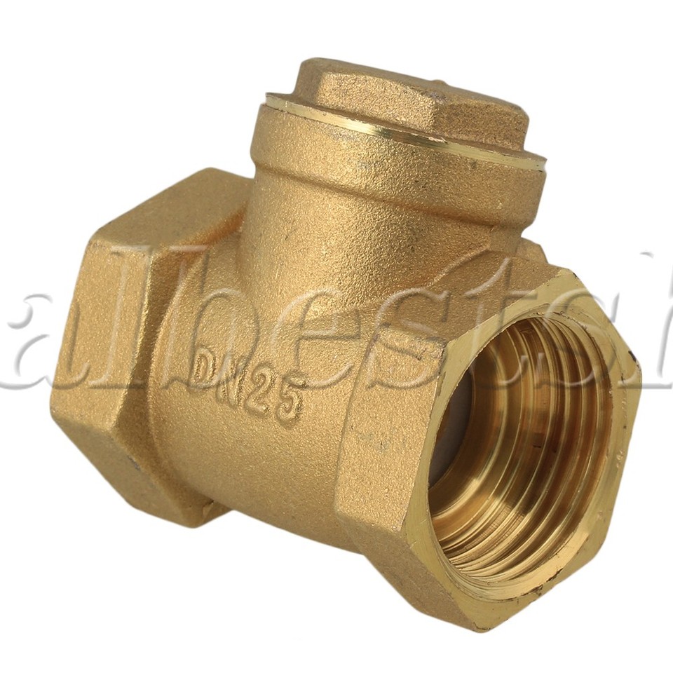 Swing Check Valve Brass for General Water Oil and Gas Golden | eBay