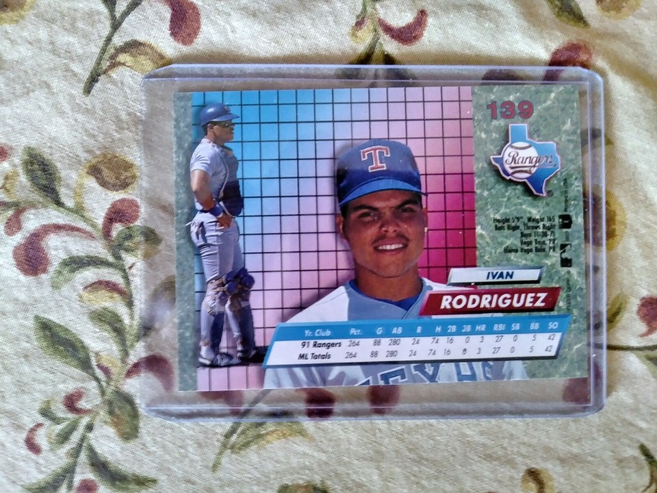 1992 Fleer Ultra Ivan Rodriguez Rookie Card#139 | eBay