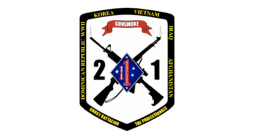 4" us marine corps 2nd battalion 1st gunsmoke bumper sticker decal usa ...