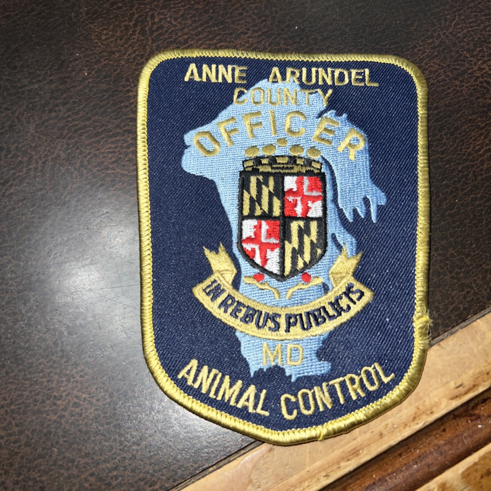 Vintage / Obsolete Police Department Patch Anne Arundel County Animal ...